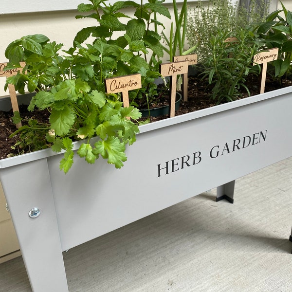 Set of Plant Markers | Potted Plant Sign | Herb Marker | Plant Stake ...