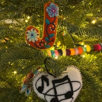 Colorful Letter - Embroidered Wool Ornament Alphabet Initials Abcs ...