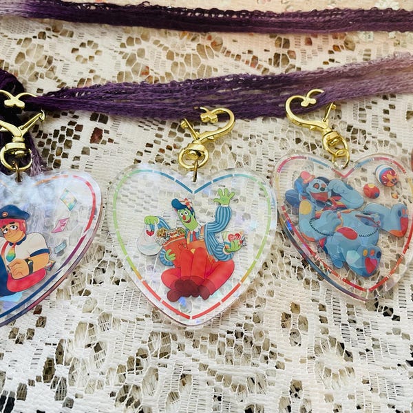 Julie Joyful (welcome Home) Two-sided Holographic Charm - Etsy