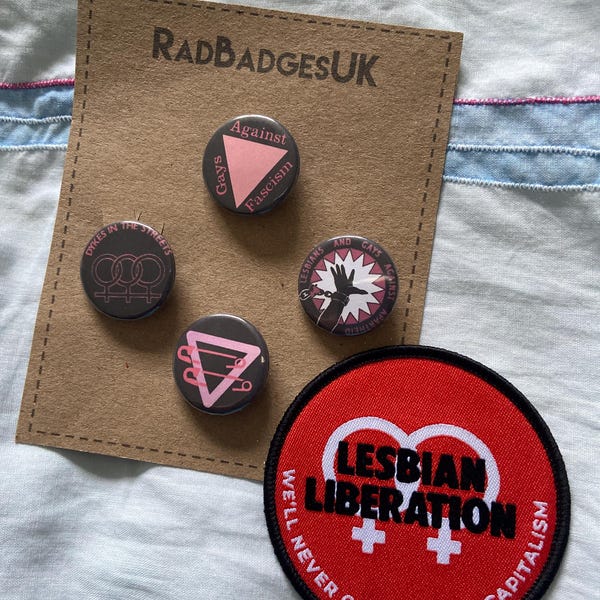 4 Vintage Remake Political Button Badges Socialist Liberal Healthcare ...