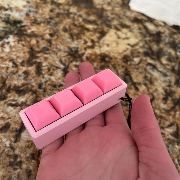 Mechanical Switch Clicky Fidget - Pastel Rainbow Th W/ Strap Keyboard ...