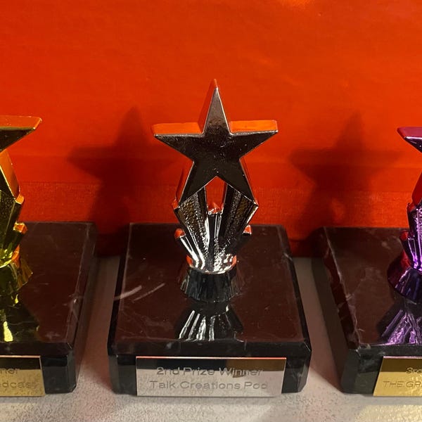 Personalised Engraved Trophy Plate, Metal Engraved Plate Personalised ...