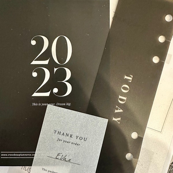 Minimal Planner Page Marker | Black Snap in Today Planner Bookmark for ...