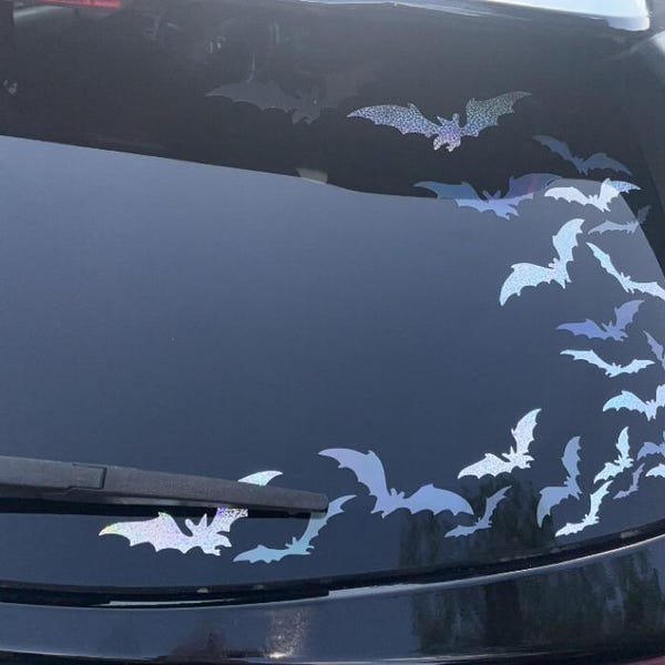 Bat Decal | Bats | Goth Car Accessories | Spooky Bitch | Goth Car Decor ...