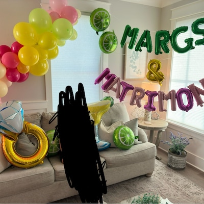 Margs and Matrimony Bachelorette Party Margarita Balloons Margs ...