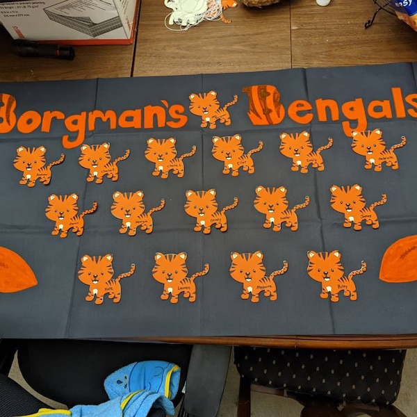 Tiger Banner, Tiger Garland, Babies Room Tiger Decor, Tiger Decorations ...