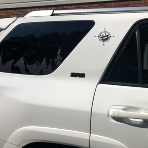 Compass Decal for 4runner, Car Decal, Mountain Decal, Outdoor Decals ...