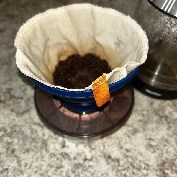 Organic Cotton Coffee Filter Reusable Coffee Filter Hario Coffee Lover ...