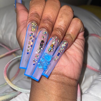Hot Girl Freestyle Extendo Press Ons - Etsy