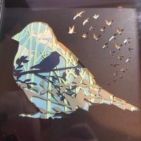 Japanese Shadow Box Svg Template, Japanese Themed Light Box Svg, Mount ...