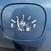 Funny Car Sticker Stitch Pulling Back Gas Fuel Cap Car Sticker Colour ...