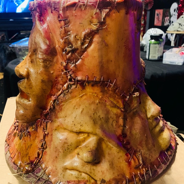 Gein Style Human Skin Lamp Shades Scary Skin Lamps - Etsy