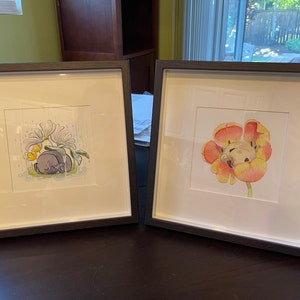 Donut Fisher Pug Art Print Funny Art With Pugs and Donuts, Gone Fishing ...