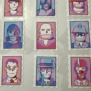 Team Fortress 2 / Sticker Sheet - Etsy