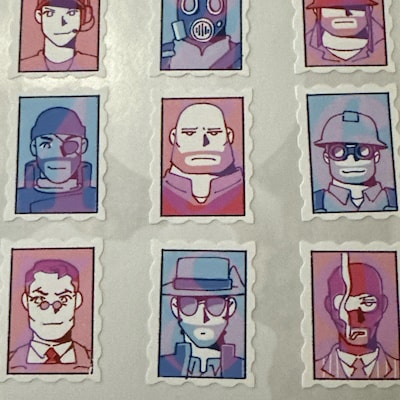 Team Fortress 2 / Sticker Sheet - Etsy