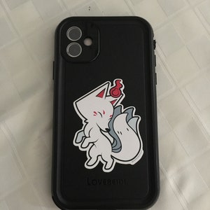 Purple Gyokuto Bunny Rabbit Yokai Square Art Print 8 Inches | Etsy