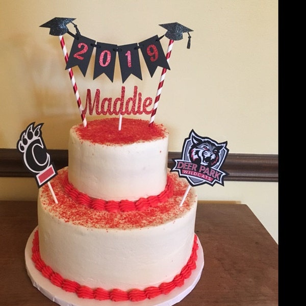 Graduation Cake Topper. Graduation Party Decorations. College ...