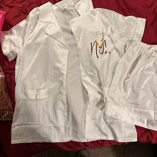 Customized Pajama Set, Bridesmaid Pjs, Bridesmaid Gift, Bridal Shower ...