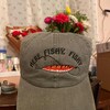 Here Fishy Fishy Hat, Fishing Hat , Fishy Fishy Hat, Trout Hat, Dad ...