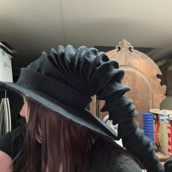 Hat Witch Hat. Felt Hat Color, Felt Hat Made of Wool Halloween Costume ...