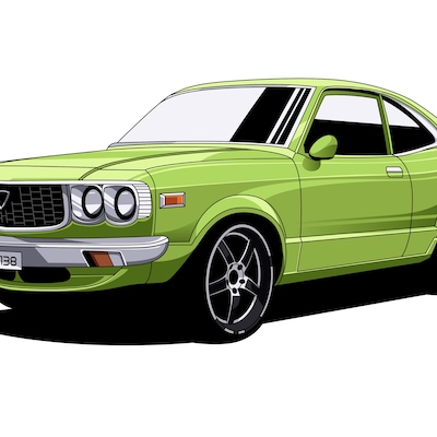 Digital Car Illustration, Custom Car Poster, Car Portrait, Car Art ...