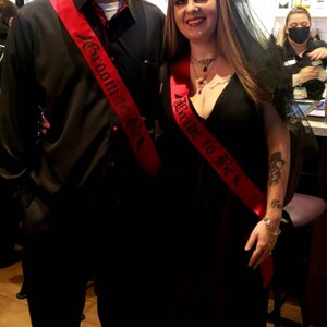 Custom Matron of Honor Sash. Your Phase Here. Maroon Sash | Etsy