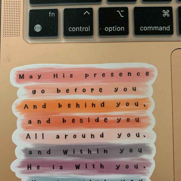 The Blessing Sticker, Bible Journaling, Water Bottle Sticker, Laptop ...