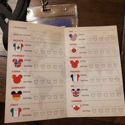 Snacks Around the World Printable, World Showcase, Snack Passport ...