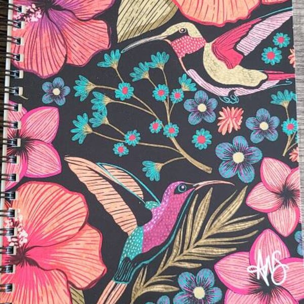 Summer Garden Spiral Notebook - Etsy