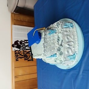 Flight Attendant Cabin Crew Airliner Birthday Cake Topper Decoration ...