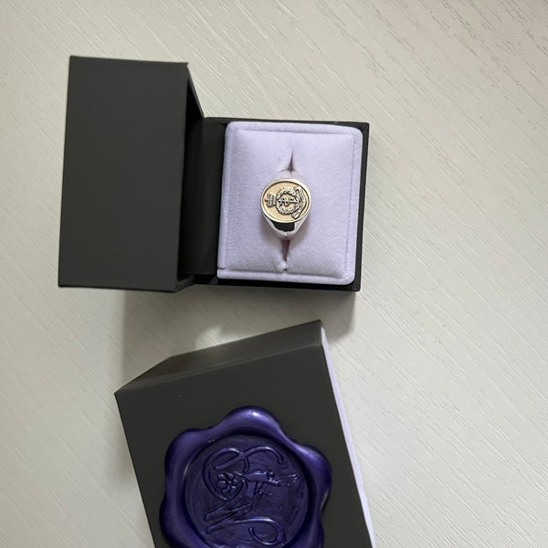 Sinclair Scottish Clan Crest Signet Ring, 925 Sterling Silver Handmade ...