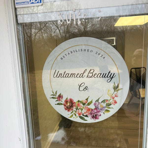 Custom QR Code Vinyl Clear Decal / Storefront Window Decal Sticker ...