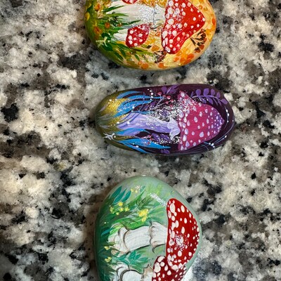 Pebble Art With Family Beach Decor Coastal Decor Nautical - Etsy