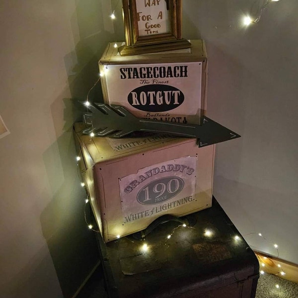 12 Prohibition Bootlegger Crate Labels JPG Set ~ 8.5X11 Speakeasy ...