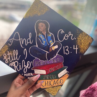 Custom Alien Grad/graduation Cap Painting - Etsy