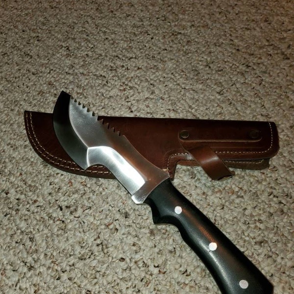 Handmade Tracker Knife 1095 Steel With Leather Sheath - Etsy