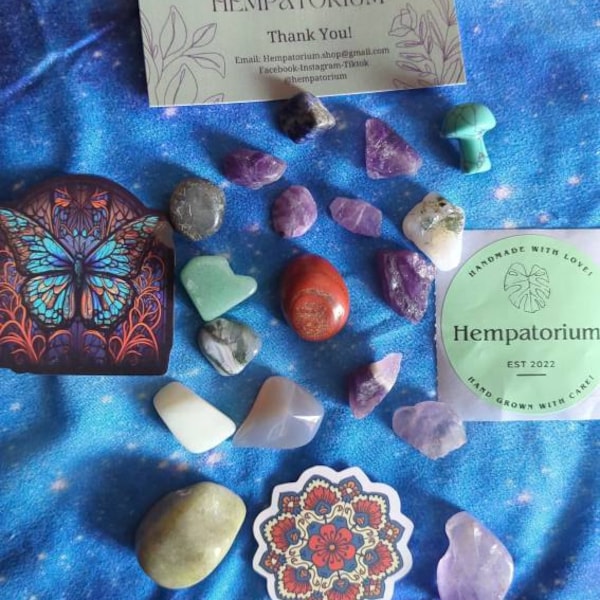 Mystery Crystal Scoop Box, Mystery Tumblers, Stones, Cluster, Raw ...