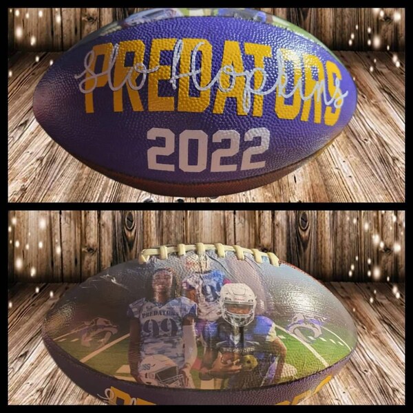 TEMPLATE - Customizable Football Panel Template - Etsy