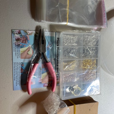 Earring Making Supplies Kit Earring Hooks Earring Jump Rings Earring ...