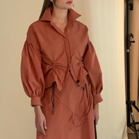 Poet Shirt Pattern - Puff Sleeve Top - Lantern Sleeve Shirt - Edwardian ...