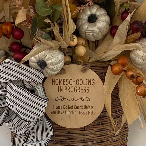 CUSTOMIZABLE Homeschool Distance Learning Front Porch Sign - Etsy