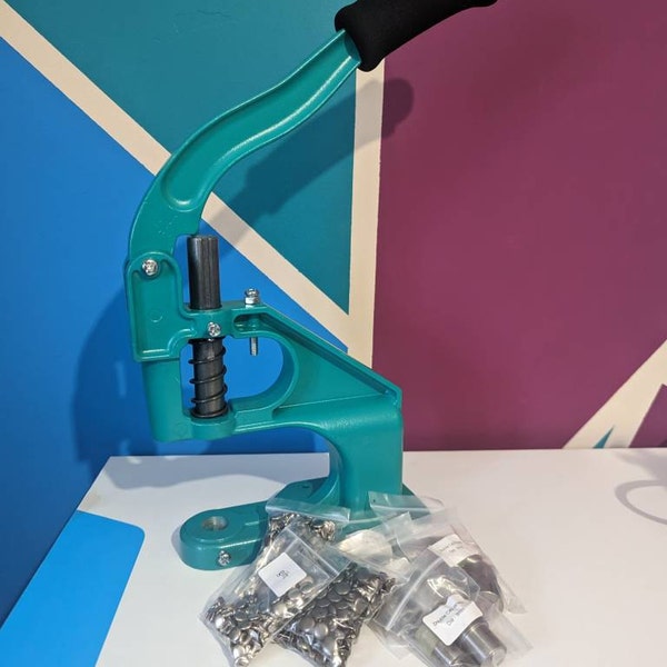 Hand Press for Double Cap Rivets, Eyelets Grommets, Rhinestone Rivets ...