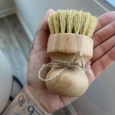 All Natural Brown Sugar Salt Scrub, Comes With Wooden Spoon ...