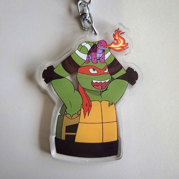 8”x 5” TMNT 2012 & Rise Mikey Art Print - Etsy