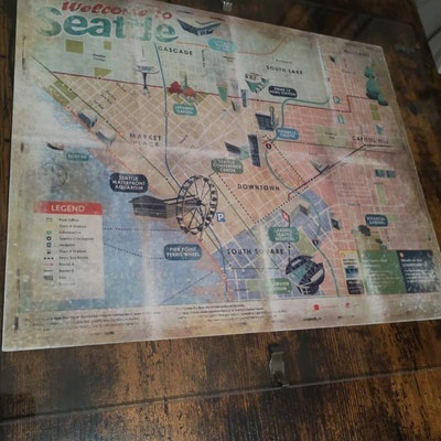 Ellie's SEATTLE MAP the Last of Us Part II, High Quality Fanmade - Etsy