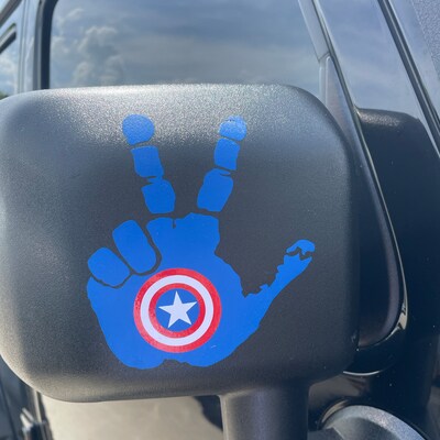 Custom Wave Decals Set of 2 Fits Jeep Wrangler Peace Wave JK, JL, Duck ...