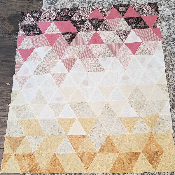 Triangle Fade Quilt Pattern - PDF Download - Etsy