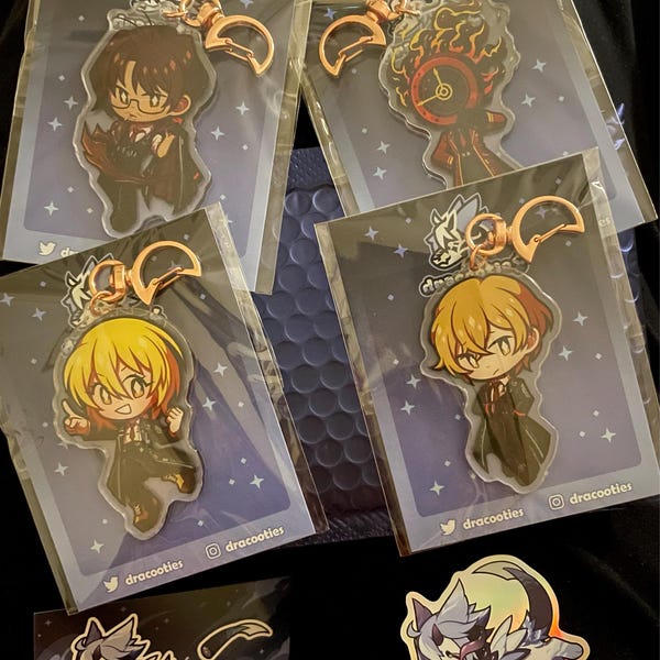 IN STOCK Limbus Company Acrylic Charms Set 02 | Unofficial Fan Merch ...