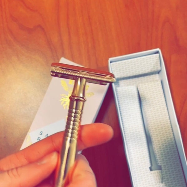 Zero Waste Safety Razor for Women Double Edge With 5 Blades Included ...