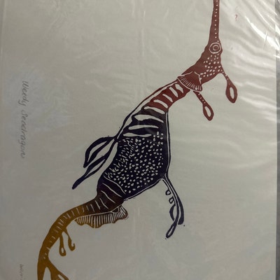 Wombat Linocut Print / Australian Animal / Black and White / Australian ...